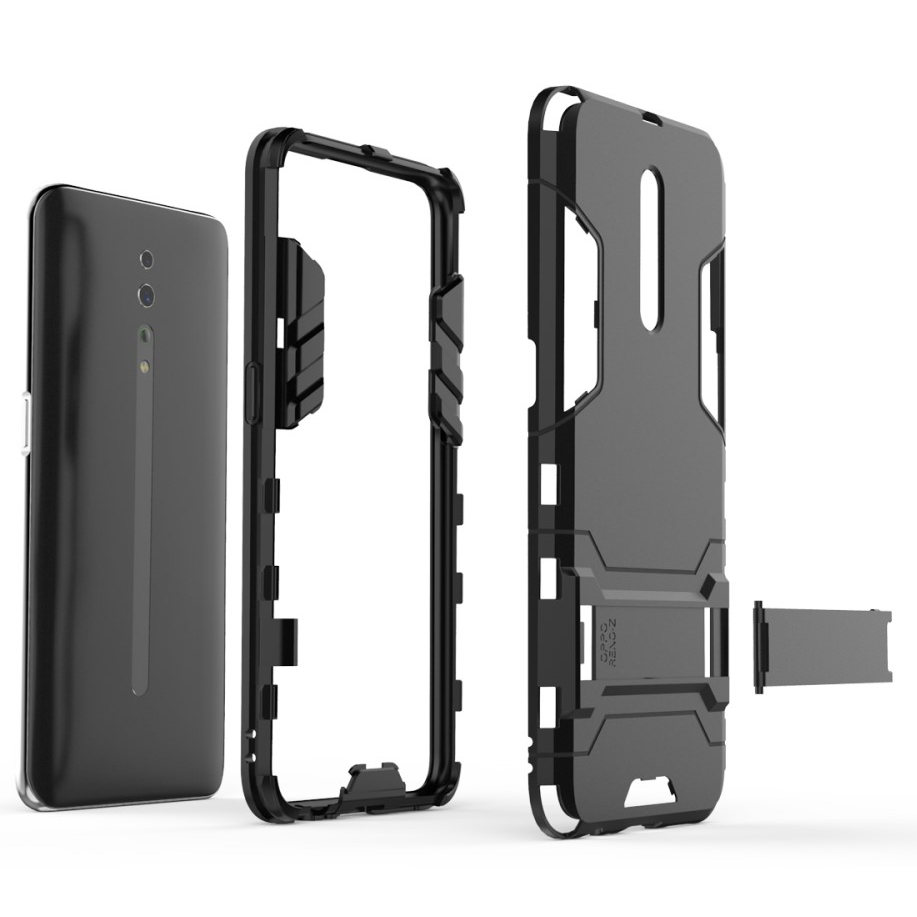 Slim Armour Tough Shockproof Case for Oppo Reno Z (Black)